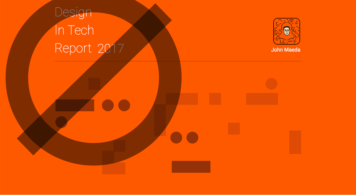 Critical Analysis of Maeda Design in Tech Report 2017 | Mauro Usability ...